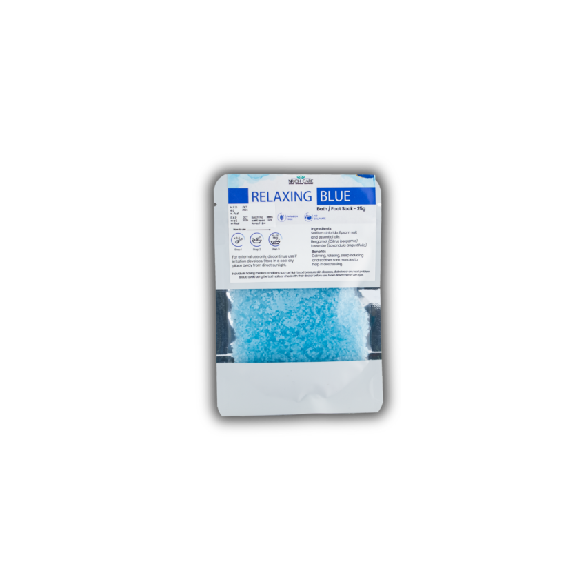Relaxing Blue Bath Salt 25g – NRICH CARE